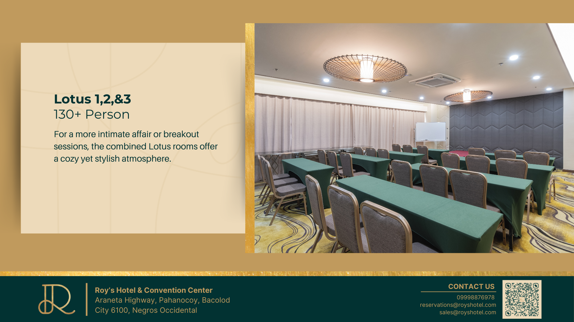 Conferences and Events - Roy's Hotel and Convention Center